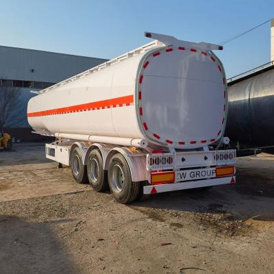 Cina Fabbrica 3 Asse 50CBM Olio Benzina Benzina Diesel Trasporto Cisterna pesante Cisterna a doppia trazione Semi-Camion Ritrainatore Semi-Ritrainatore Cisterna in vendita