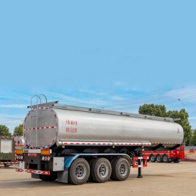 Cina Argentato 336000 Litri Tre Assi Semirimorchio Cisterna Autotreni in vendita