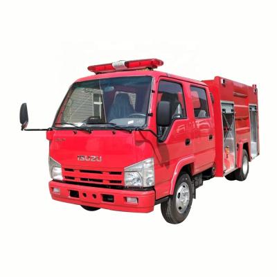 Cina Isuzu Giappone 4X2 Doppia Fila 2000 Litri Autopompa Antincendio 	Mini Autopompa in vendita