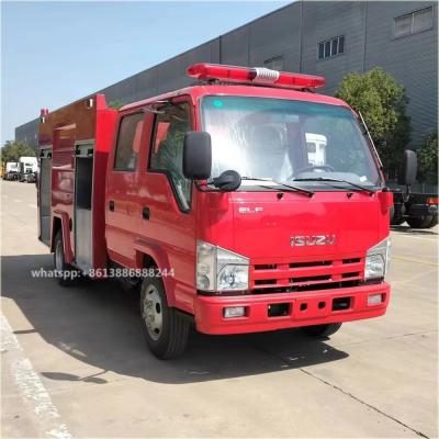 Cina Isuzu Giappone 4X2 Doppia Fila 2000 Litri Autopompa Antincendio 	Mini Autopompa in vendita