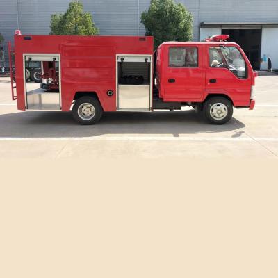 Cina Isuzu Giappone 4X2 Doppia Fila 2000 Litri Autopompa Antincendio 	Mini Autopompa in vendita