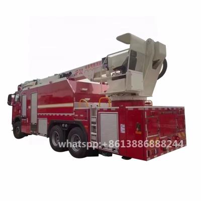 Cina Sinotruk Howo Red Fire Rescue Vehicle con funzione di getto di sollevamento, motore antincendio per autocarri ad alta quota in vendita