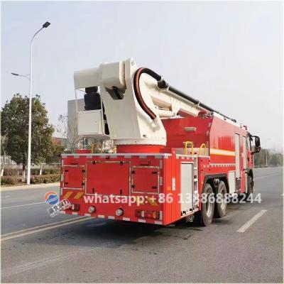 Cina HOWO Sprinkler antincendio Camione Scala Camione antincendio Piattaforma aerea Motore antincendio in vendita