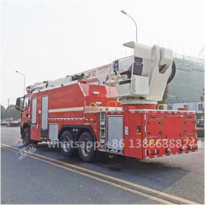 Cina HOWO Sprinkler antincendio Camione Scala Camione antincendio Piattaforma aerea Motore antincendio in vendita