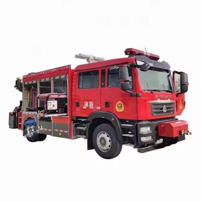 Cina SITRAK 4X2 camion di salvataggio a doppia fila con illuminazione a gru in vendita