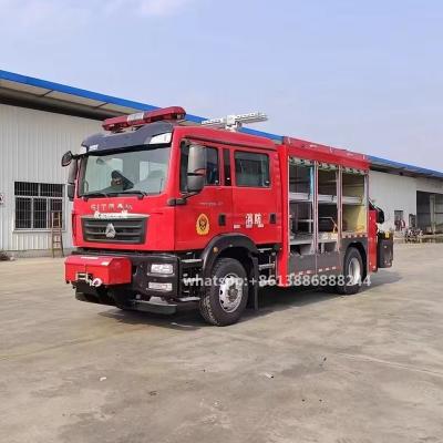 Cina SITRAK 4X2 camion di salvataggio a doppia fila con illuminazione a gru in vendita