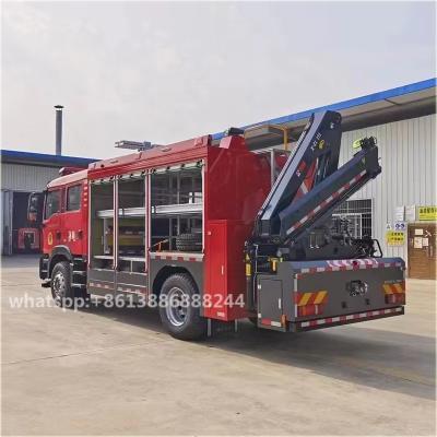 Cina SITRAK 4X2 camion di salvataggio a doppia fila con illuminazione a gru in vendita