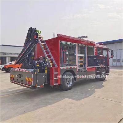 Cina SITRAK 4X2 camion di salvataggio a doppia fila con illuminazione a gru in vendita