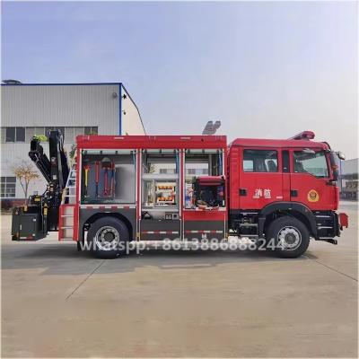 Cina SITRAK 4X2 camion di salvataggio a doppia fila con illuminazione a gru in vendita