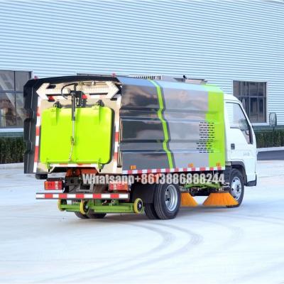 Cina FOTON 3000 litri camion multifunzionale di pulizia stradale camion di spazzatura stradale camion spazzatore stradale in vendita