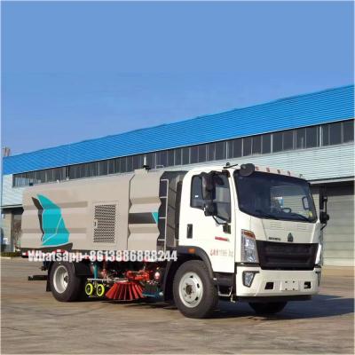 Cina Howo 10000 litri Lavatrice strada strada camion spazzino camion di pulizia in vendita