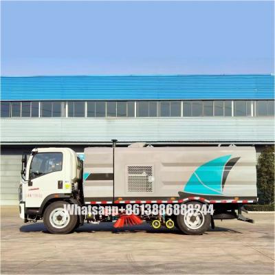 Cina Howo 10000 litri Lavatrice strada strada camion spazzino camion di pulizia in vendita