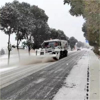 Cina Dongfeng 4x2 Truck di rimozione della neve Strada di strada Truck di spazzatura 8 velocità trasmissione in vendita