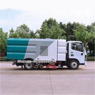 Cina DUOLIKA Camion spazzino stradale a fila singola Veicolo spazzino stradale da 9000 litri in vendita