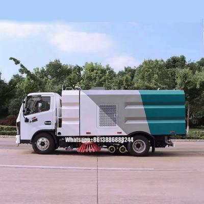 Cina DUOLIKA Camion spazzino stradale a fila singola Veicolo spazzino stradale da 9000 litri in vendita