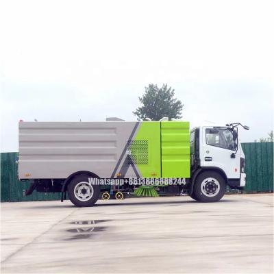 Cina Freka Camion di pulizia stradale a fila singola 9000 litri Camion montato Spazzatrice stradale in vendita