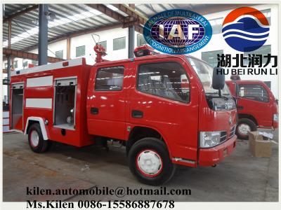 Cina Veicolo di servizio antincendio a doppia cabina Euro 3 piccolo camion antincendio Dongfeng 4x2 in vendita