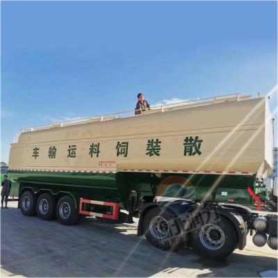 Cina Fabbrica Originale 65000 Litri Autotreno per Mangime Sfuso   Trasportatore di Mangime per Animali da Fattoria   Semirimorchio per il Trasporto di Mangime Animale in vendita