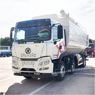 China ZHUANDI  X3cab   22-30cbm Bulk Feed Truck     Animal Feed Delivery Trucks  Feeding Stuff  Bulk-fodder Transport Truck for sale