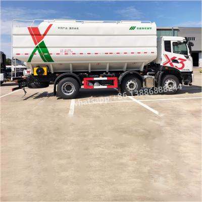 China ZHUANDI  X3cab   22-30cbm Bulk Feed Truck     Animal Feed Delivery Trucks  Feeding Stuff  Bulk-fodder Transport Truck for sale