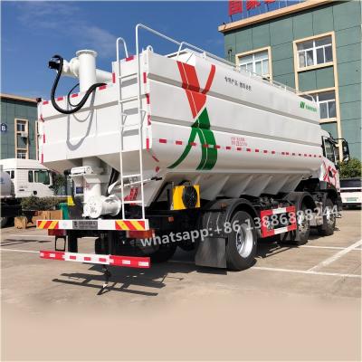 China ZHUANDI  X3cab   22-30cbm Bulk Feed Truck     Animal Feed Delivery Trucks  Feeding Stuff  Bulk-fodder Transport Truck for sale