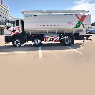China ZHUANDI  X3cab   22-30cbm Bulk Feed Truck     Animal Feed Delivery Trucks  Feeding Stuff  Bulk-fodder Transport Truck for sale