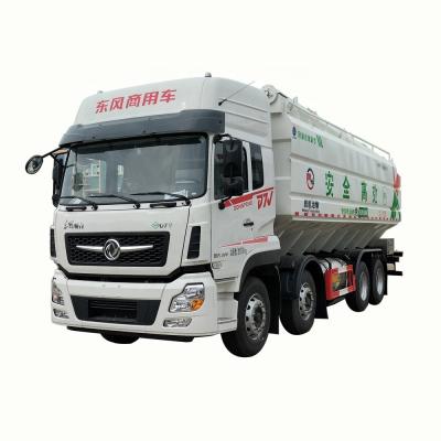 Cina DONGFENG 8*4 Fila doppia 46000 litri Trasporto di mangimi per animali da allevamento Camion a sfera Camion a sfera Camion a sfera Camion merci in vendita