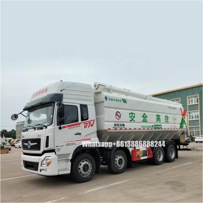 Cina DONGFENG 8*4 Fila doppia 46000 litri Trasporto di mangimi per animali da allevamento Camion a sfera Camion a sfera Camion a sfera Camion merci in vendita