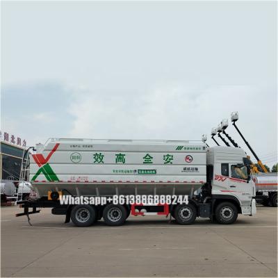 Cina DONGFENG 8*4 Fila doppia 46000 litri Trasporto di mangimi per animali da allevamento Camion a sfera Camion a sfera Camion a sfera Camion merci in vendita