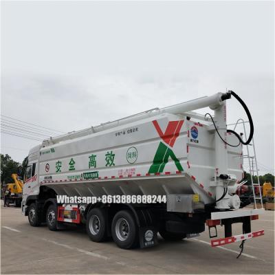 Cina DONGFENG 8*4 Fila doppia 46000 litri Trasporto di mangimi per animali da allevamento Camion a sfera Camion a sfera Camion a sfera Camion merci in vendita