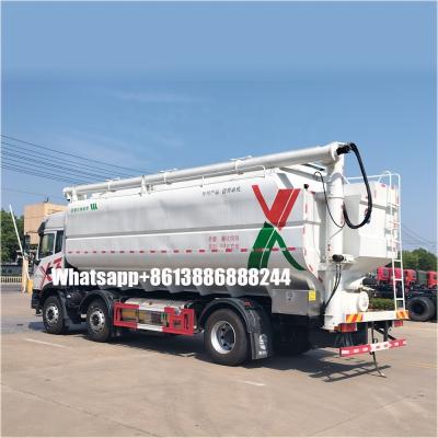 Cina 6*2 GNL 32000-37000 litri Camioni per l'alimentazione degli animali Materiali sfusi Semirimorchio Camion per l'alimentazione degli animali in vendita
