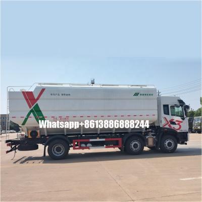 Cina 6*2 GNL 32000-37000 litri Camioni per l'alimentazione degli animali Materiali sfusi Semirimorchio Camion per l'alimentazione degli animali in vendita