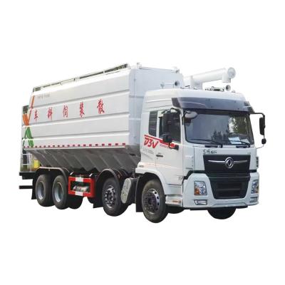 China White 46000 Liters Bulk-fodder  Bulk-materials Semitrailer   Bulk Cement Tanks for sale