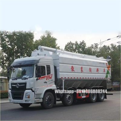 China White 46000 Liters Bulk-fodder  Bulk-materials Semitrailer   Bulk Cement Tanks for sale