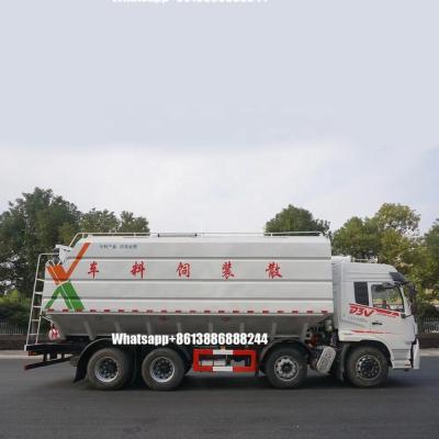 China White 46000 Liters Bulk-fodder  Bulk-materials Semitrailer   Bulk Cement Tanks for sale