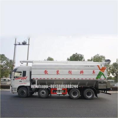 China White 46000 Liters Bulk-fodder  Bulk-materials Semitrailer   Bulk Cement Tanks for sale