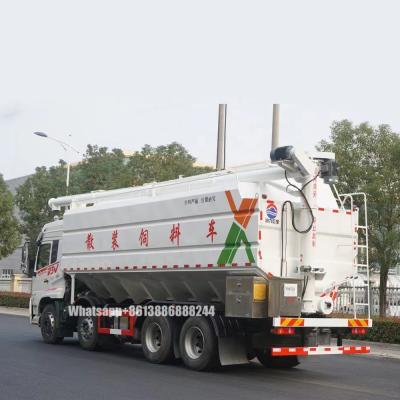 China White 46000 Liters Bulk-fodder  Bulk-materials Semitrailer   Bulk Cement Tanks for sale