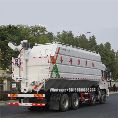 China White 46000 Liters Bulk-fodder  Bulk-materials Semitrailer   Bulk Cement Tanks for sale