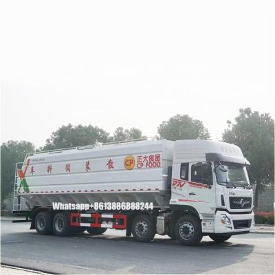 Cina 4 assi D7V doppia fila 46000 litri Camion per mangimi sfusi Camion per il trasporto di mangimi sfusi in vendita