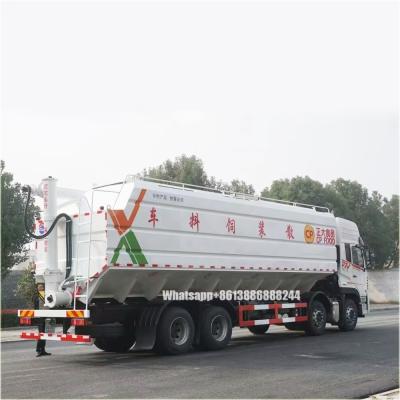 Cina 4 assi D7V doppia fila 46000 litri Camion per mangimi sfusi Camion per il trasporto di mangimi sfusi in vendita