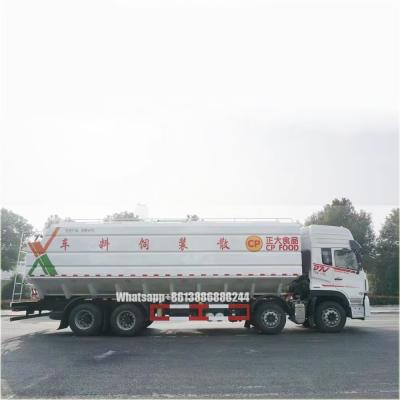 Cina 4 assi D7V doppia fila 46000 litri Camion per mangimi sfusi Camion per il trasporto di mangimi sfusi in vendita