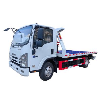China New famous brand one tow two roadside assistance truck car carrier truck for sale