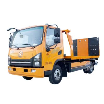 China SHACMAN Multifunction Plat Form Wrecker Body Tow Truck  Road Block Removal Truck  Rollback for sale