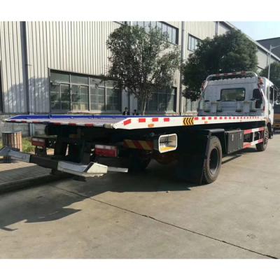 China Customized 4X2 Dongfeng 15Tons Tow Trucks Wrecker Truck With Folding Flat Bed Truck for Accident Car for sale