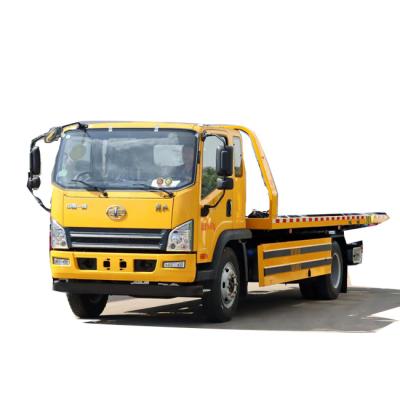 China New Type FAW 4x2  Lightweight  Tow Trucks Wrecker Truck 3 Tons 5 Tons Wrecker Truck Body  for Road Rescue for sale
