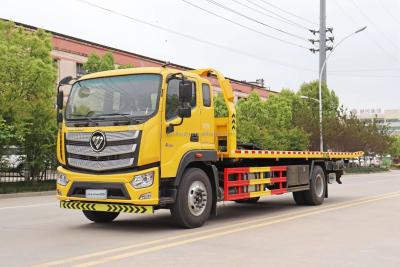 Cina Camion di recupero foton personalizzato di fabbrica carico pesante 10 tonnellate piattaforma a letto piatto Wrecker rimorchiatore rimorchiatore camion rimorchiatore corpo in vendita