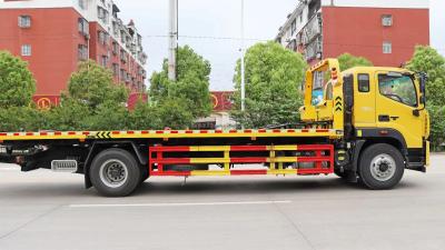Cina Camion di recupero foton personalizzato di fabbrica carico pesante 10 tonnellate piattaforma a letto piatto Wrecker rimorchiatore rimorchiatore camion rimorchiatore corpo in vendita
