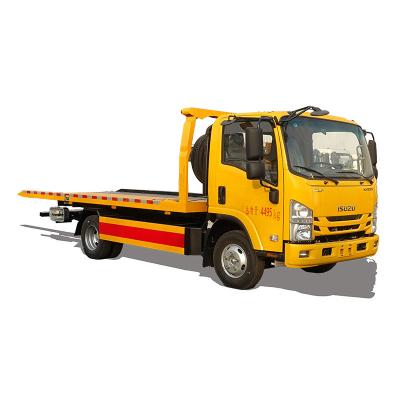 Cina Fabbrica ISUZU 5Ton 6Ton camion di recupero piatta piattaforma Wrecker rimorchiatore camion di servizio leggero rimorchiatore camion rimorchiatore in vendita