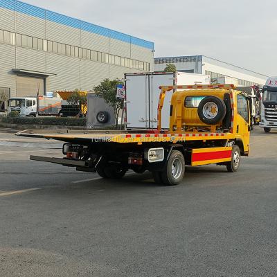 Cina Fabbrica ISUZU 5Ton 6Ton camion di recupero piatta piattaforma Wrecker rimorchiatore camion di servizio leggero rimorchiatore camion rimorchiatore in vendita
