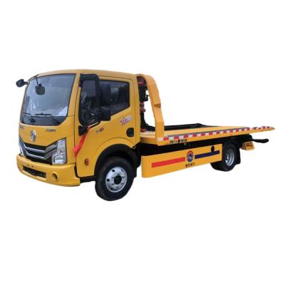 Cina Cina Fabbrica DFAC DongFeng Light Duty 5Ton Piattaforma di carrozzeria a letto piatto Camion rimorchiatore a letto piatto Camion rimorchiatore a letto piatto in vendita